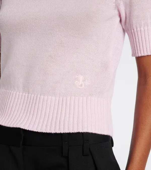 JIL SANDER Virgin Wool Sweater - Pink