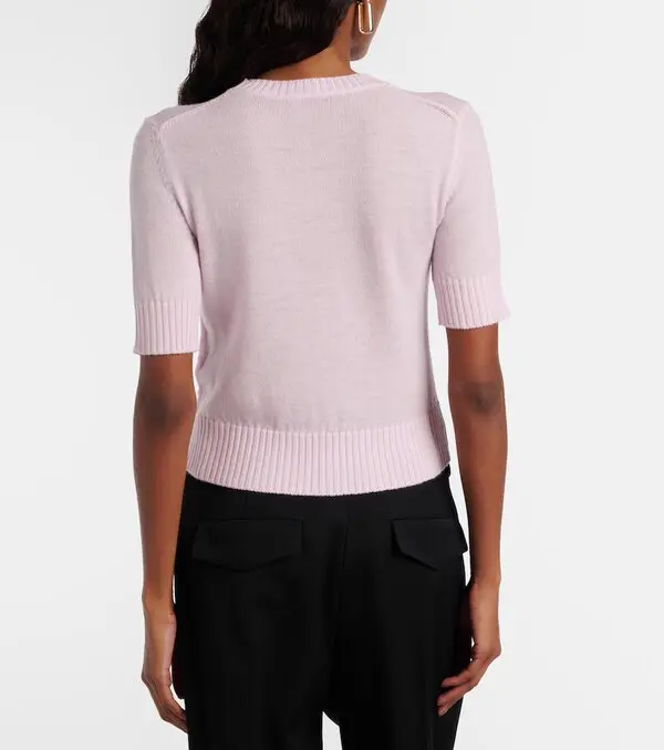 JIL SANDER Virgin Wool Sweater - Pink