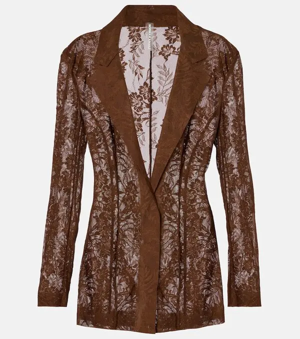 Norma Kamali Lace Blazer