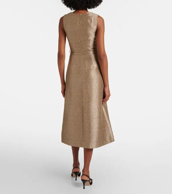 EMILIA WICKSTEAD Ciro Sequined Tweed Cocktail Dress