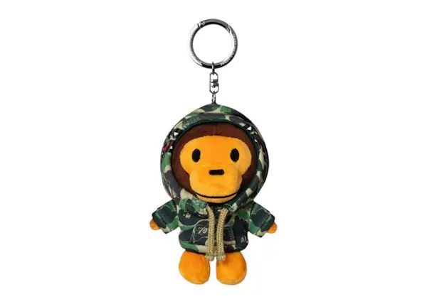 A BATHING APE X Spotify X Central Cee Camo Bax Milo Keychain - Green