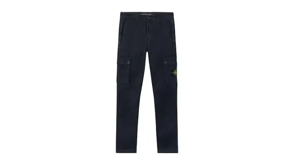 Stone Island Stretch Organic Broken Twill Pant - Navy Blue