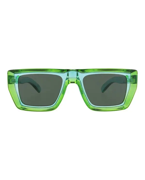Gucci Square Frame Injection Sunglasses - Green Green Green (gg1723s/30015511/005)