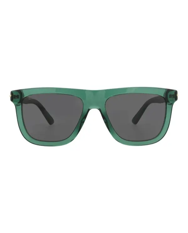 Gucci Square-frame Recycled Acetate Sunglasses - Green Green Grey (gg1502s/30014783/003)