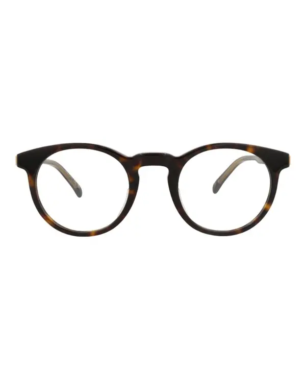 Dunhill Round-frame Recycled Acetate Optical Frames - Havana Havana Transparent (du0059oa/30014051/002)