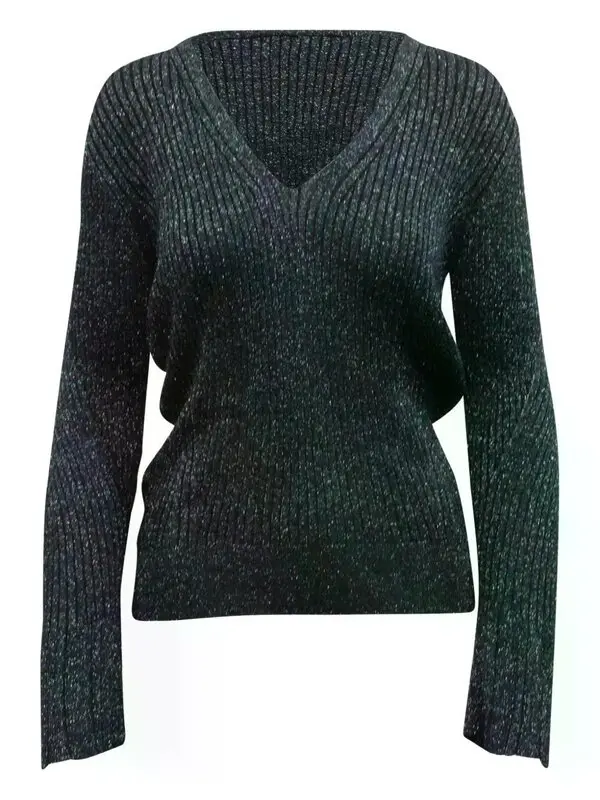 Chloé Ribbed Metallic-thread Sweater
