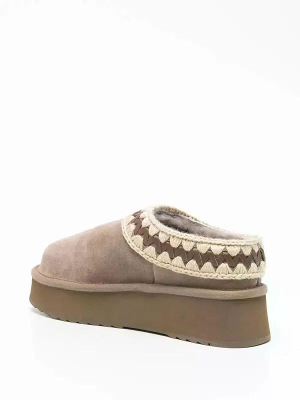 Mou 50mm Platform Slippers - Neutrals
