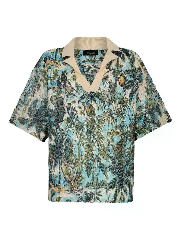 Dsquared2 Monkey Business Printed Top