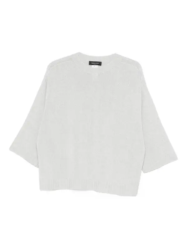 Fabiana Filippi Knitted Top - Grey
