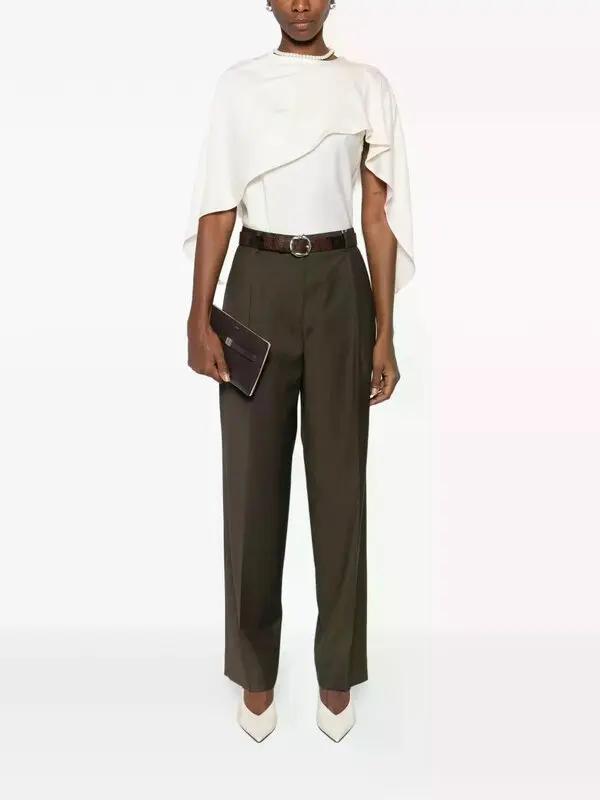 TOTEME Pleated Trousers - Brown