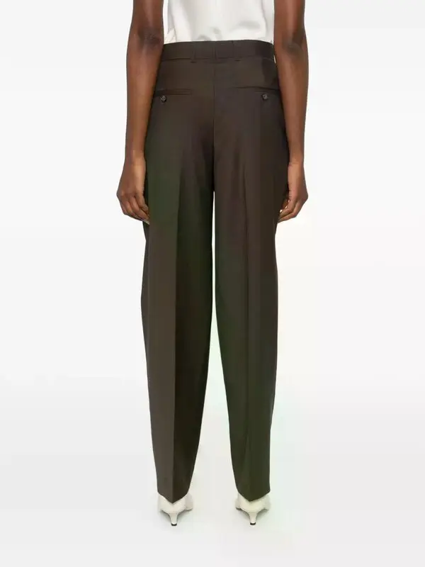 TOTEME Pleated Trousers - Brown