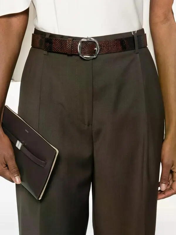 TOTEME Pleated Trousers - Brown