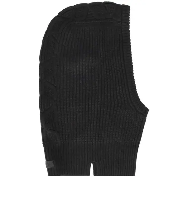 UGG Cable Knit Balaclava - Black