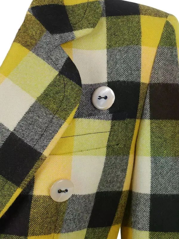 VIVIENNE WESTWOOD Georgia Check Button Blazer