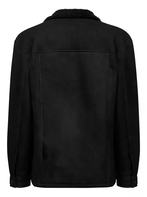 Tagliatore Shearling-collar Coat