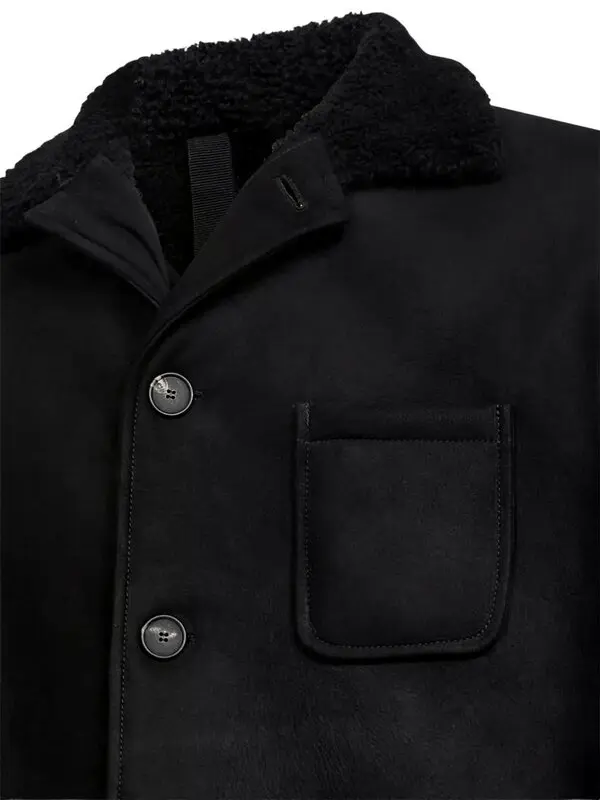 Tagliatore Shearling-collar Coat