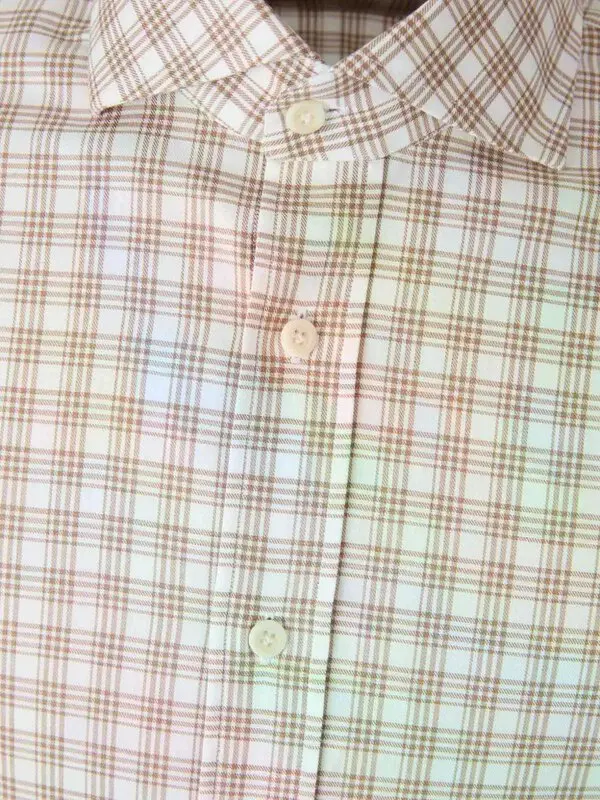 ATELIER MUNRO Buttoned Patterned Dress Shirt