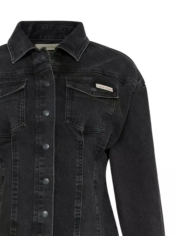 Calvin Klein Denim Shirt Mini Dress