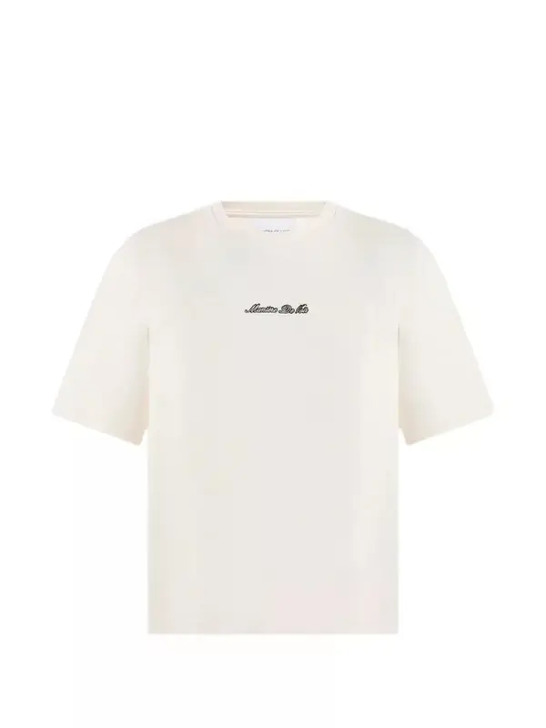 Manière De Voir Signature Cotton T-shirt - Neutrals
