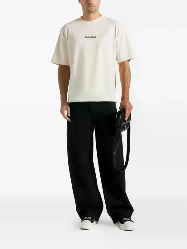 Manière De Voir Signature Cotton T-shirt - Neutrals