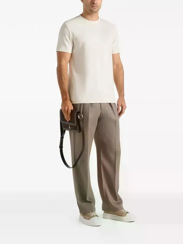 Manière De Voir Ts002 Regular Fit Cotton T-shirt Black - Neutrals