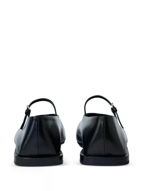 JIL SANDER Leather Ballet Flats