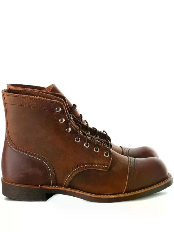 Red Wing Iron Ranger Lace-up Boots - Brown
