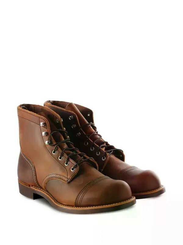Red Wing Iron Ranger Lace-up Boots - Brown