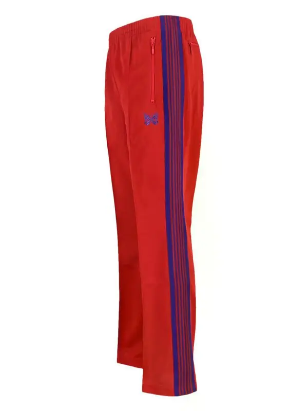 Needles Logo-detail Side-stripe Track Pants - Red