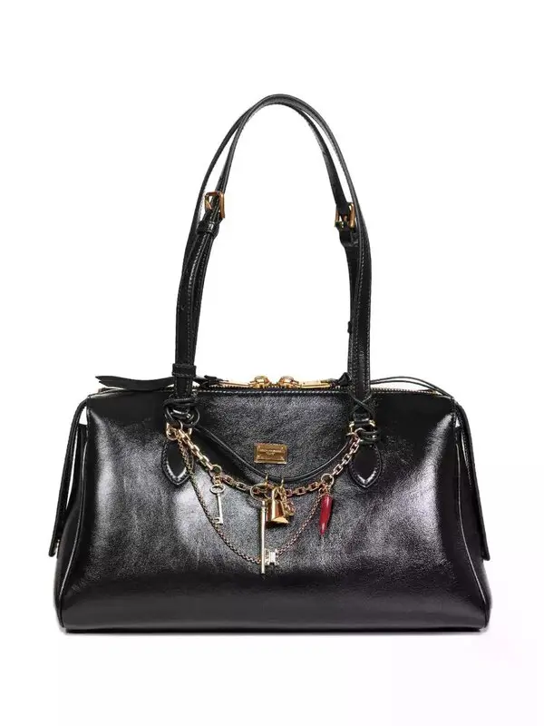 Dolce & Gabbana Medium Leather Tote - Black