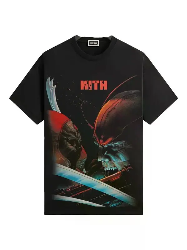 Kith X Marvel Deadpool Wolverine Graphic T-shirt