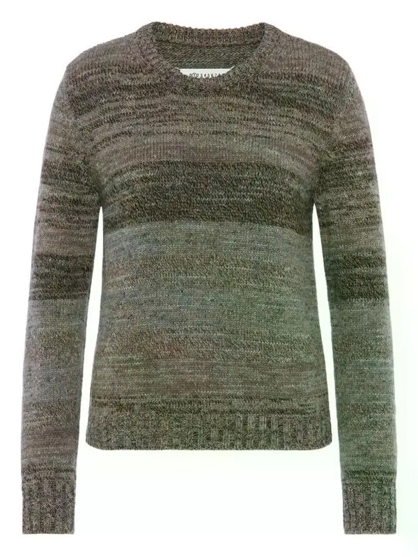 MAISON MARGIELA Striped Crew-neck Sweater
