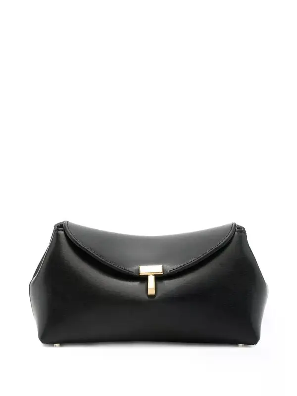 TOTEME T-lock Clutch - Black