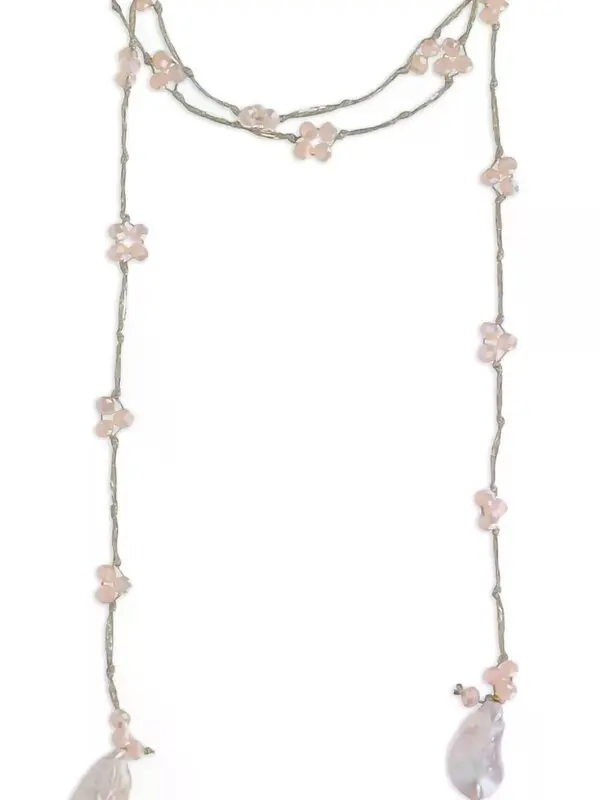 MELA Embellished Necklace - Silver