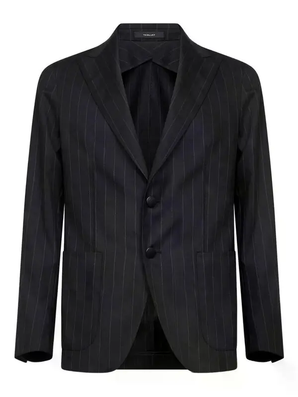 Tagliatore Pinstriped Peak-lapel Blazer