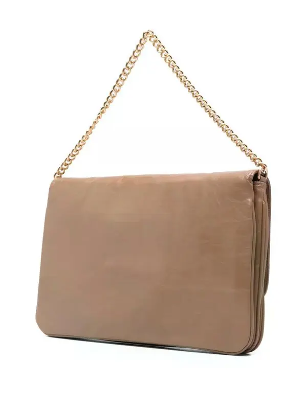 V°73 Logo Chain Tote Bag - Brown