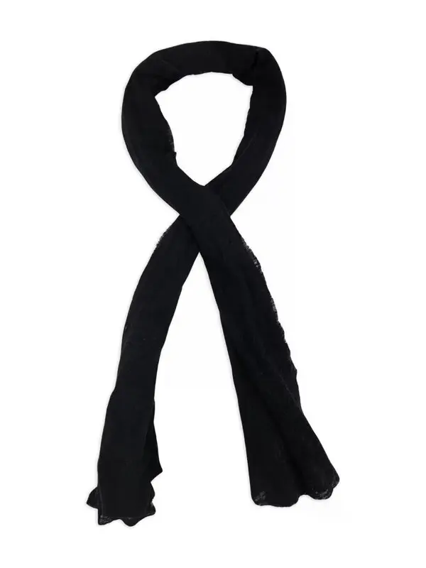 Botto Giuseppe Small Cashmere Scarf - Black