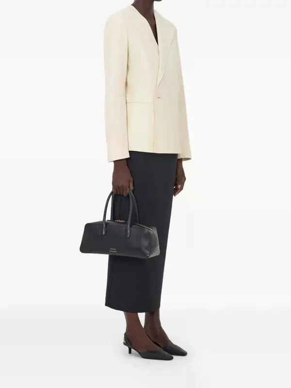 Loulou De Saison Paoli Asymmetric Leather Jacket - Neutrals
