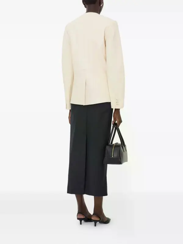 Loulou De Saison Paoli Asymmetric Leather Jacket - Neutrals