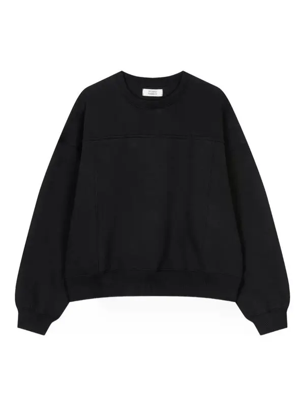 STUDIO TOMBOY Fleece-lined Sweatshirt - Black