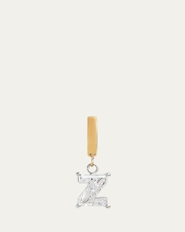 KENDALL ROW Lab Grown Diamond Letter Charm - White