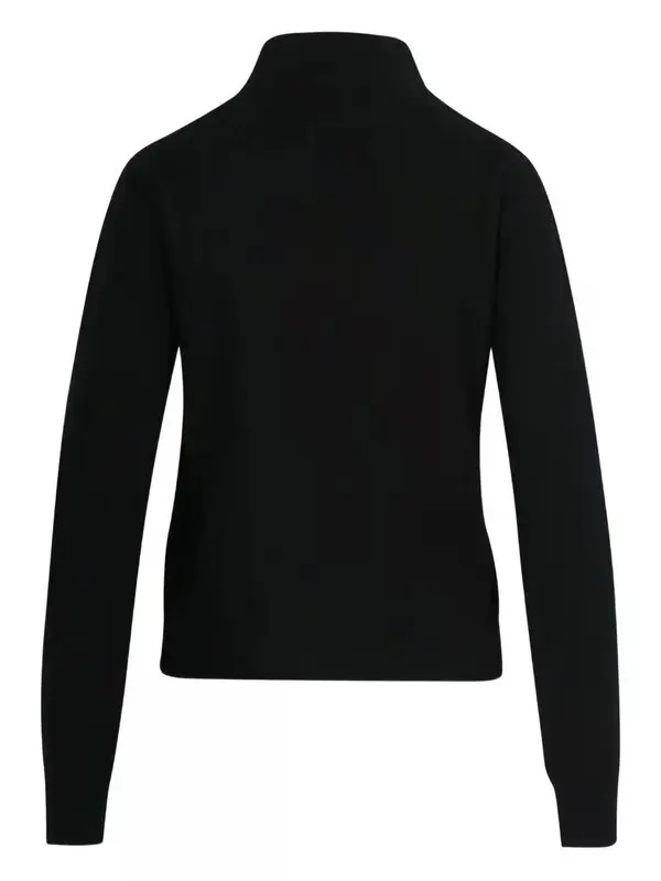 N°21 Buttoned Long-sleeve Polo Top