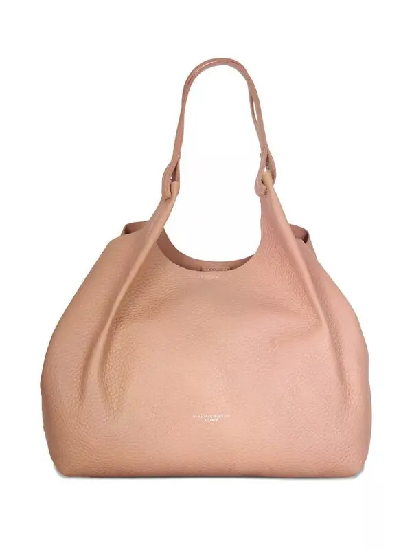 GIANNI CHIARINI Leather Shoulder Bag - Neutrals