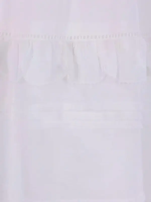 MARANT ETOILE Tiered Maxi Skirt - White