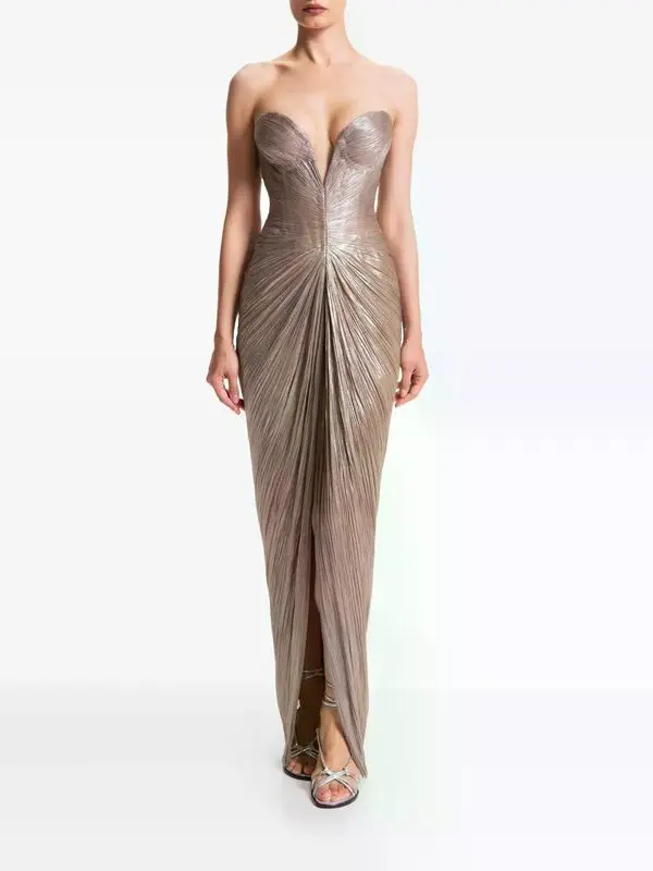 MARIA LUCIA HOHAN Alessandra Strapless Maxi Dress