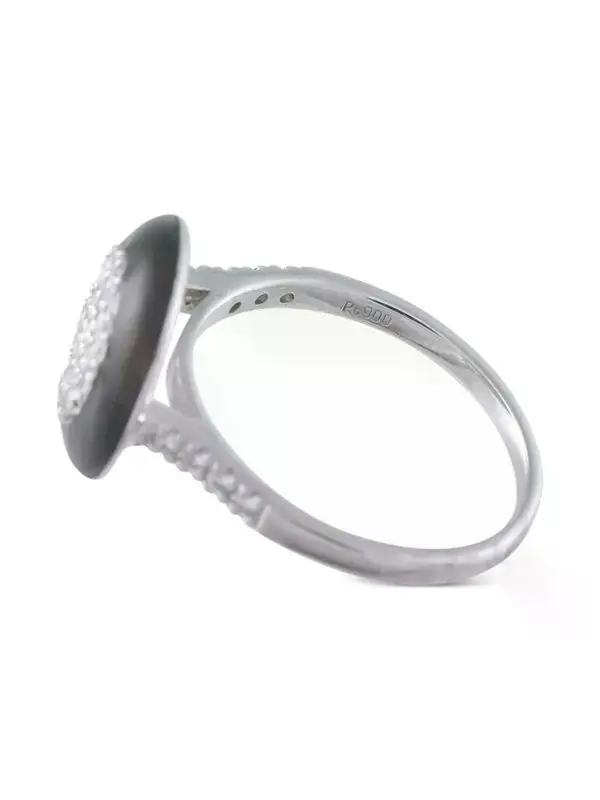 LB EXCLUSIVE Platinum Diamond Cocktail Ring