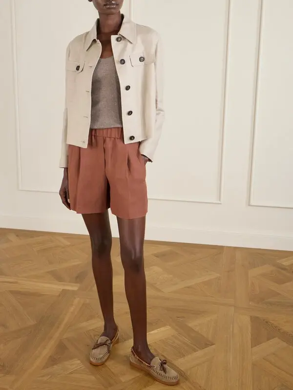 Brunello Cucinelli Ribbed Lurex Tank