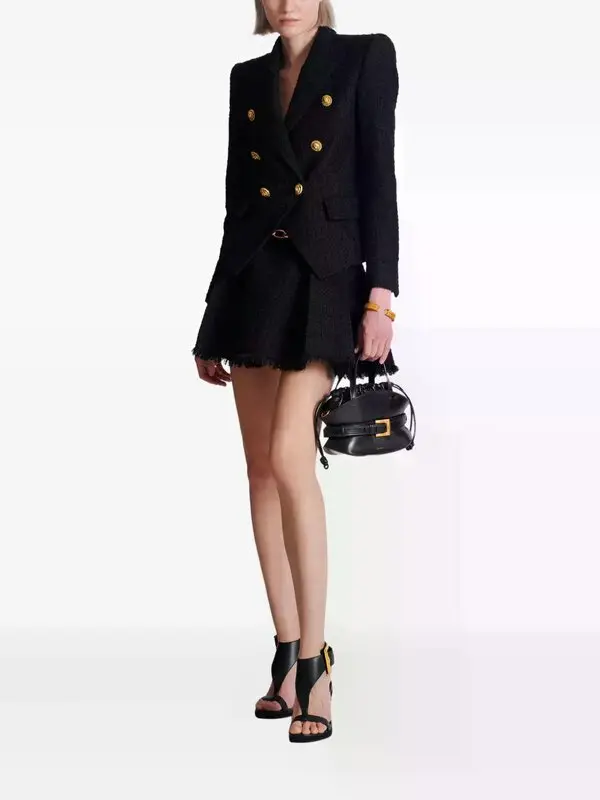 Balmain Six-button Tweed Blazer