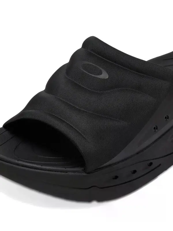 Oakley Embossed-logo Slides - Black