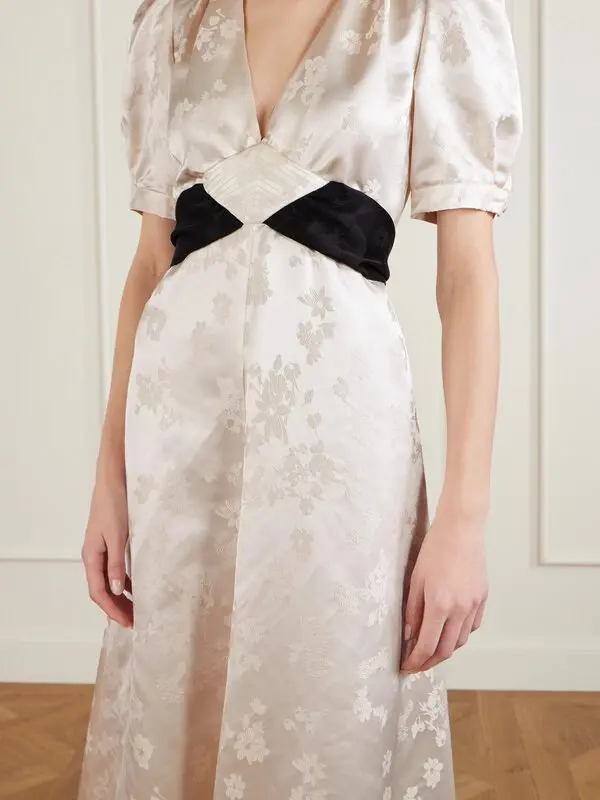chinese dress ladies MR. LARKIN, Gabby Dress, Black/Ivory